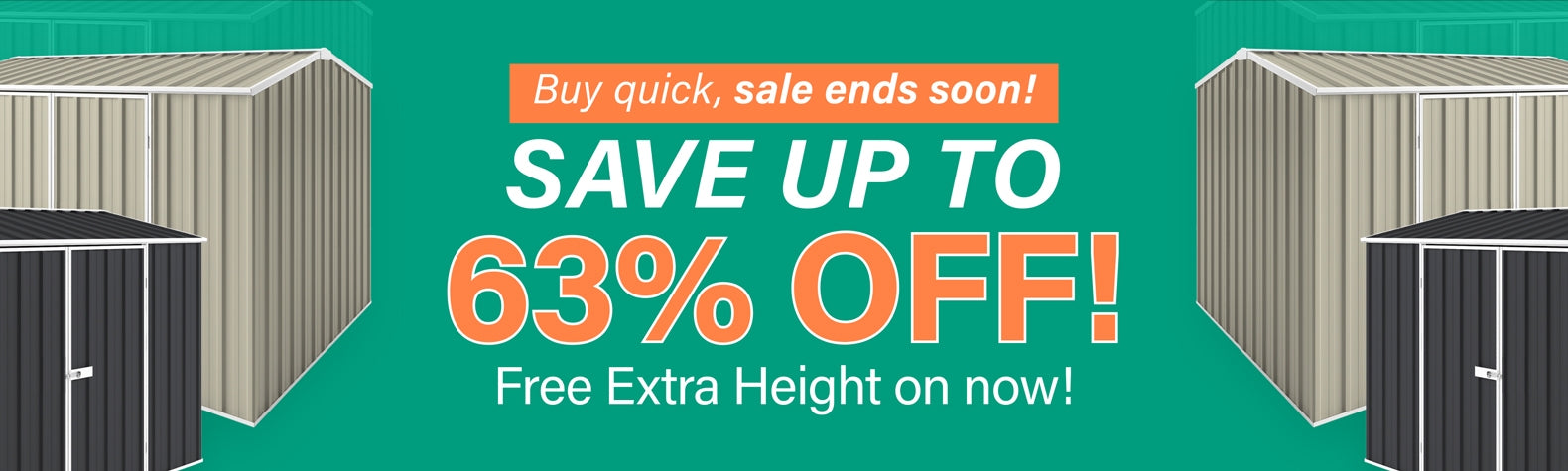 Discount Shed Sales | EasyShed Online